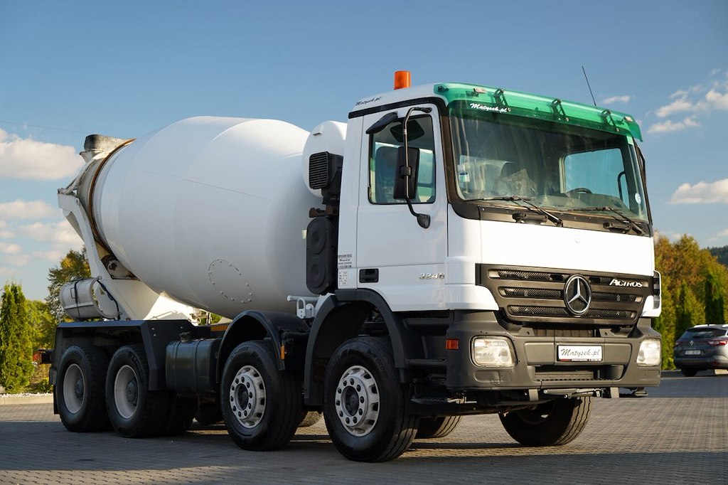 Mercedes-Benz ACTROS 3246 / BETONOMIESZARKA SCHWING STETTER / 8X4 / EPS + SPRZ kamion s mešalicom za beton