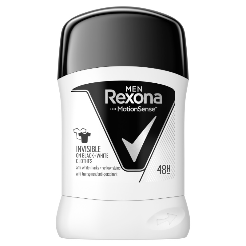 REXONA STICK 50ML MEN INVISIBLE BLACK I WHITE