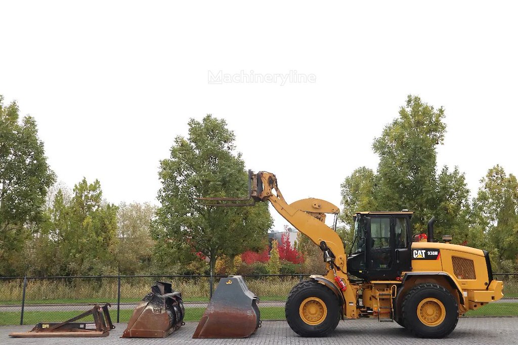 Caterpillar 938 M | 2X BUCKET | JIB | FORKS | BSS | GOOD CONDITION prednji utovarivač