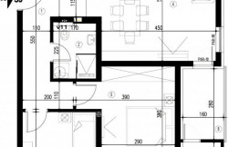 TELEP, 67m2, Trosoban sa pdv