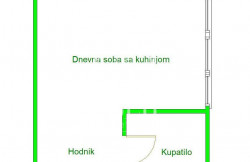Garsonjera za renoviranje na Novoj Detelinari ! ID#10512