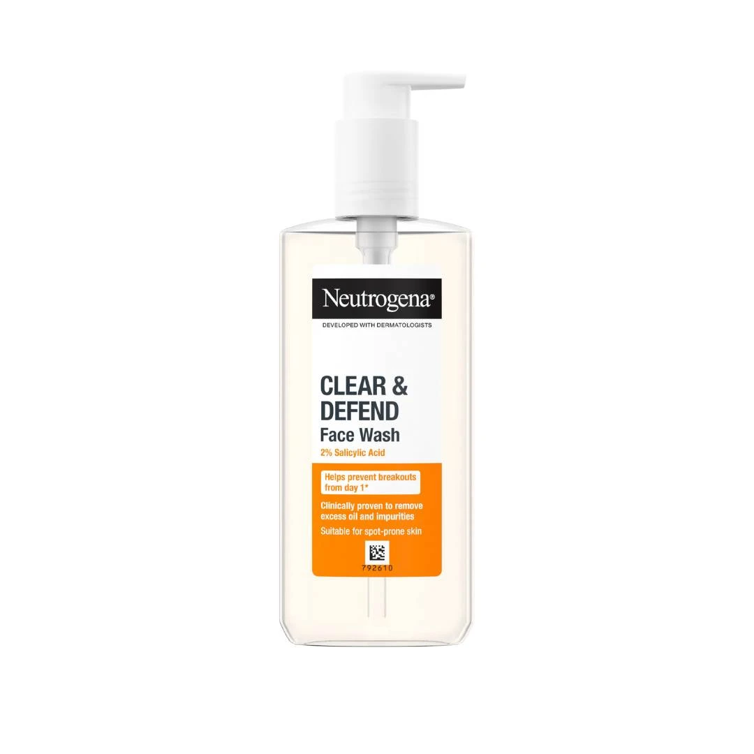 Neutrogena® Clear&Defend + Facial Wash Gel za Umivanje 200 mL