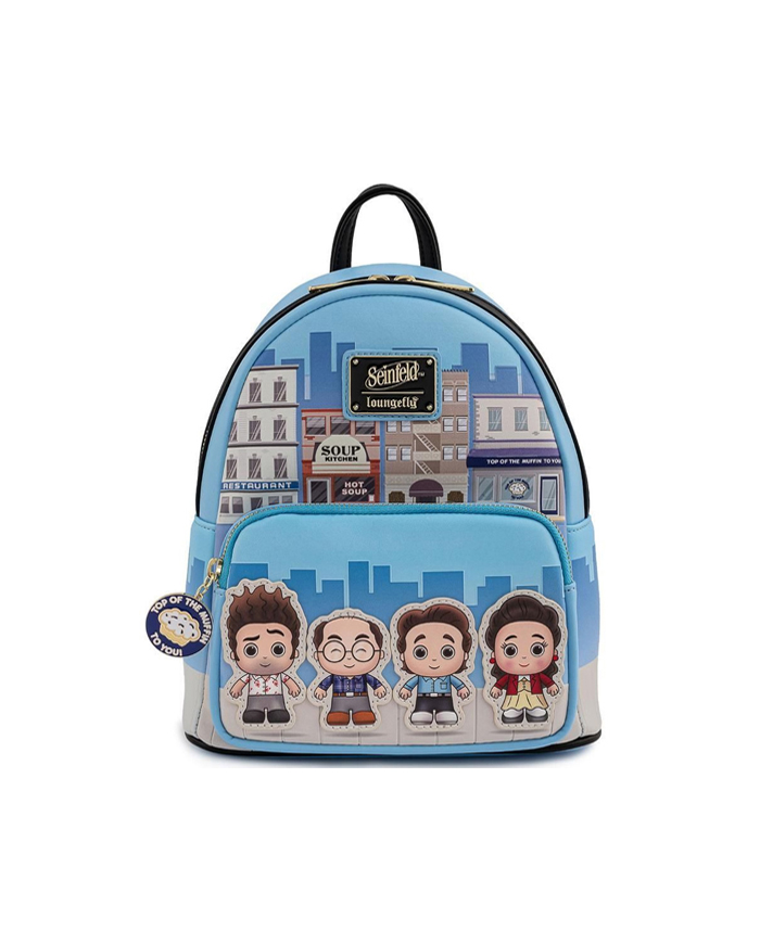 RANAC SEINFELD CHIBI CITY MINI BACKPACK BLUE Loungefly