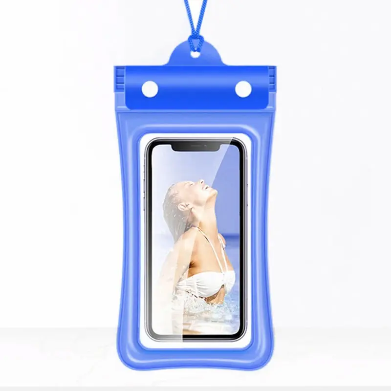 Vodootporna torbica za telefon 7 in tamno plava