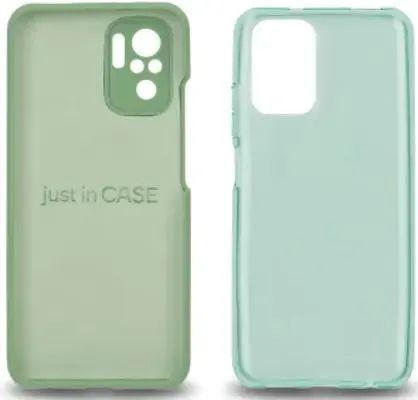JUST IN CASE Set dve maske za telefon Redmi Note 10s Extra case MIX PLUS zelena i tirkizna
