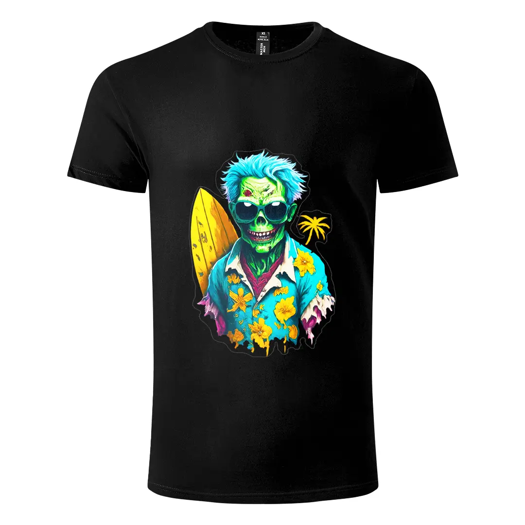Majica sa štampom (unisex) Zombiji na plaži