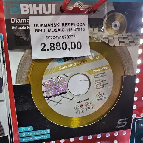 DIJAMANTSKA REZNA PLOČA 115X22.23