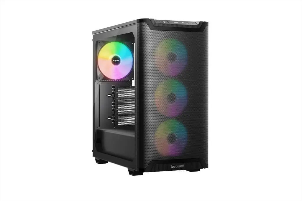 Kućište Be Quiet! ATX Mid-Tower Pure Base 501 Lx, 4x120Mm Light Wings Lx Argb, prednja mreža, Argb/Pwm kontroler, crno BGW78