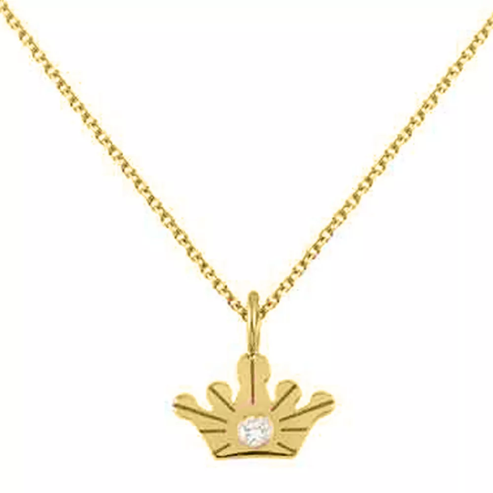 EBZ064394 EKAN NAKIT Diamond Symbols ogrlica 14k