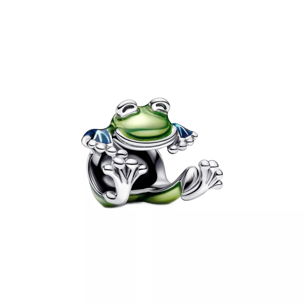 793342C01 PANDORA Climbing Frog privezak