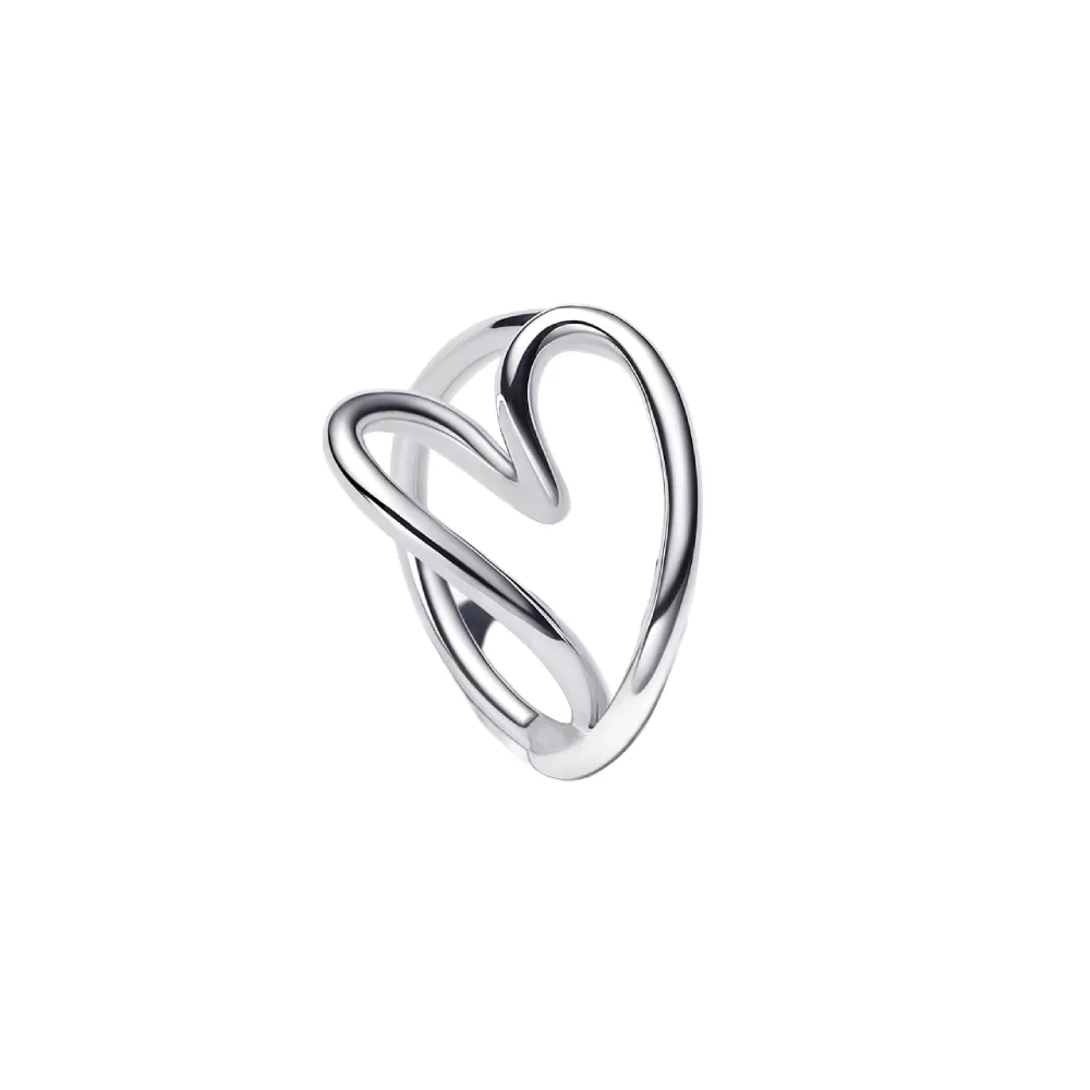 193288C00-54 PANDORA Organically Shaped Heart ženski prsten