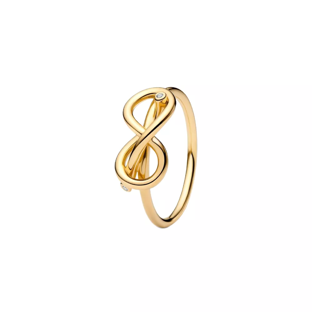 163759C01-52 PANDORA Infinity Knot ženski prsten