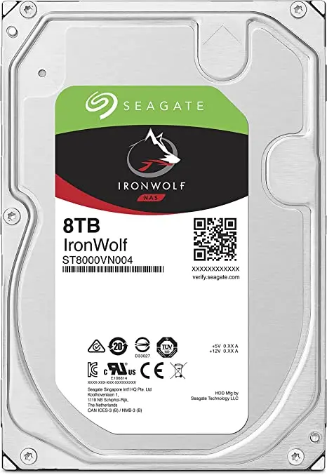Seagate Hard disk IronWolf 8TB NAS HDD 3.5" SATA 6Gb, s 7200 RPM 256MB