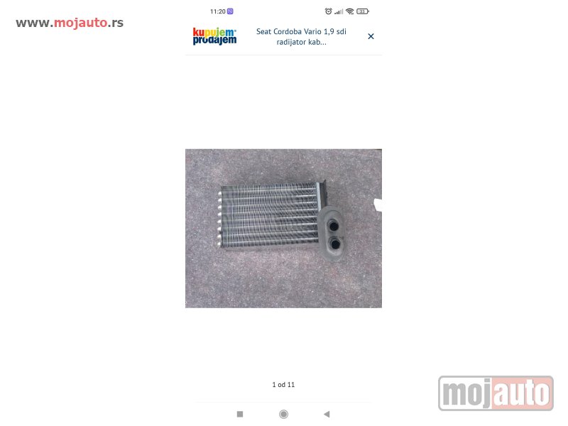 Seat Cordoba Vario radiator kabine
