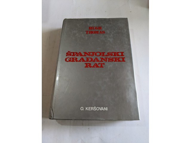 Španjolski građanski rat Hugh Thomas
