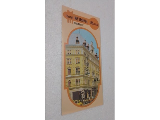 HOTEL METROPOL BUDAPEST -STARA TURISTIČKA BROŠURA