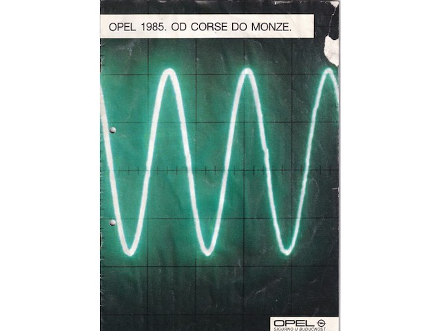 AUTO KATALOG  OPEL 1985