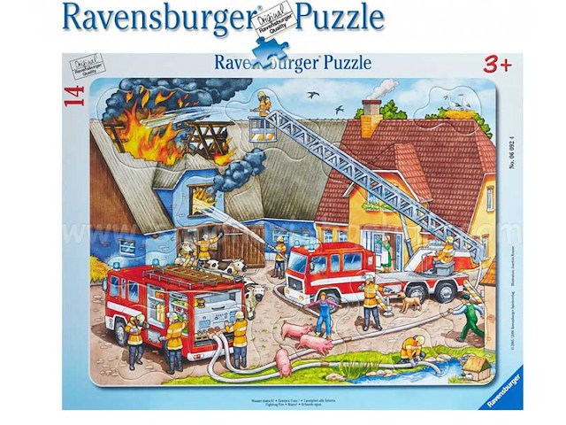 Ravensburger slagalice 14 delova -  Vatrogasci u akciji 06092