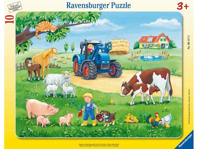 Ravensburger puzzle 10 delova - Zivotinje na ranču 06117