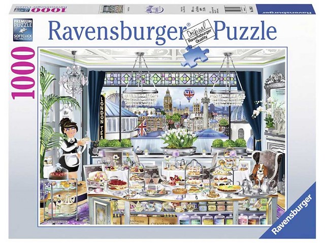 Ravensburger Puzzle 1000 delova - Londonska čajanka 13985