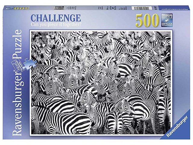 Ravensburger Puzzle 500 delova - Zebre slagalica izazov 14807