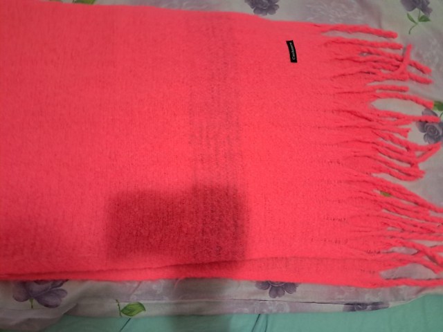 NOV ROZE MEKANI SAL OD KASMIRA 200x50cm