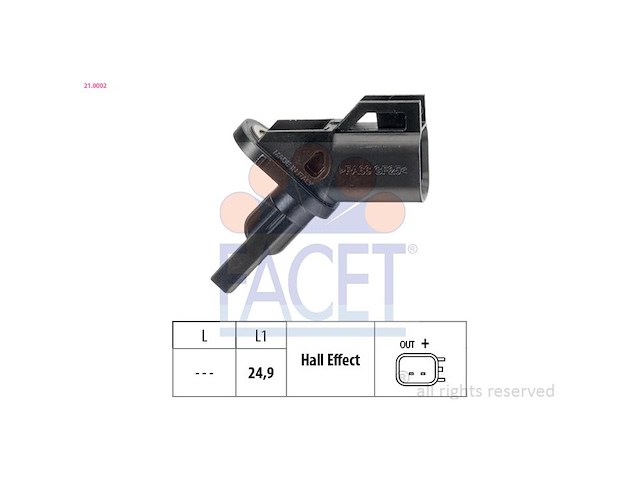 Ford Focus C-Max Senzor ABS-a Prednji 03-10,NOVO