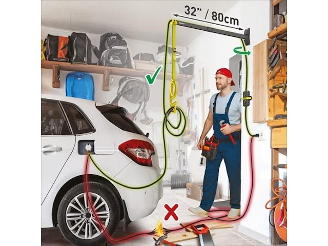 BARKAN EV80WM zidni nosač kabla za punjenje električnih vozila 80cm