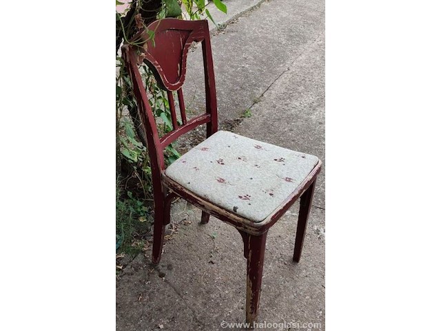 Vintage Drvena Stolica za Shabby Chic ili Restauraciju