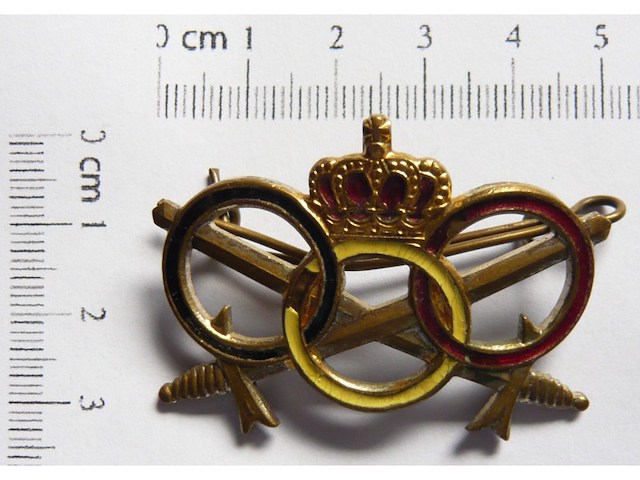 Belgium army sports badge