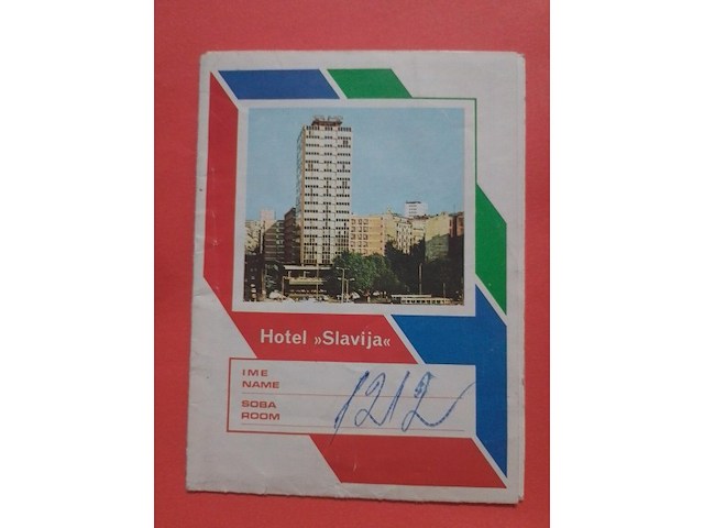 HOTEL SLAVIJA- BEOGRAD - KNJIŽICA GOSTA