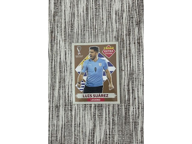 Extra Sticker Qatar Luis Suarez Bronze