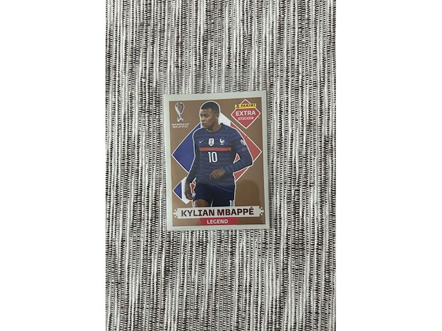 Extra Sticker Qatar Kylian Mbappe Bronze