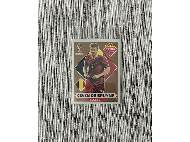 Extra Sticker Qatar Kevin De Bruyne Bronze
