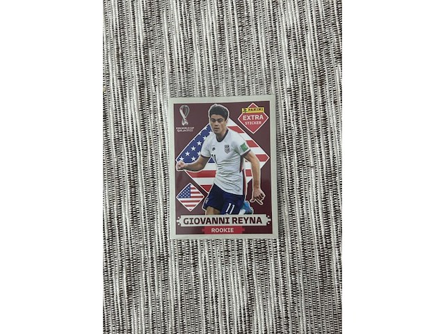 Extra Sticker Qatar Giovanni Reyna Base