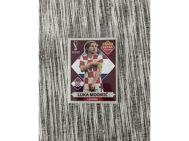 Extra Sticker Qatar Luka Modrić Base