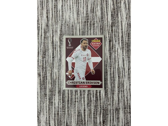 Extra Sticker Qatar Christian Eriksen Base