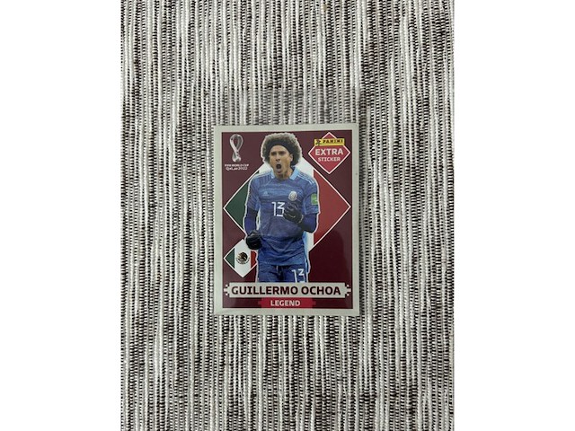 Extra Sticker Qatar Guillermo Ochoa Base
