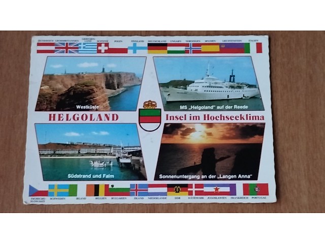 Nemačka - Germany - Helgoland - Brodovi - Zastave