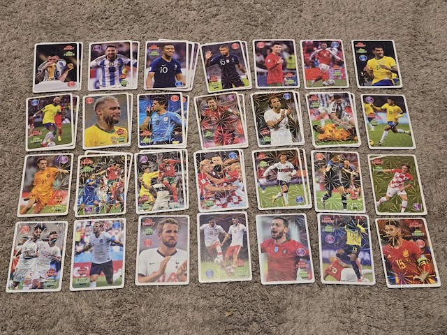 43 kartice World Football Stars Qatar 2022