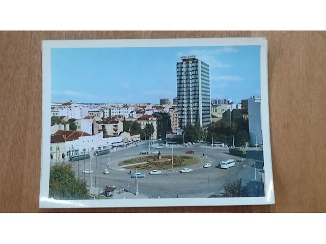 Beograd - Hotel Slavija - Automobili - Autobusi -