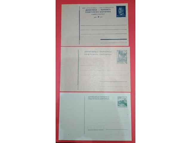 DOPISNICE FNRJ-SFRJ -LOT OD 3.KOMADA (636)
