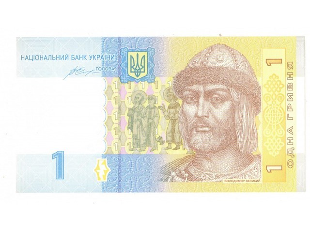Ukrajina 1 grivna 2014 UNC
