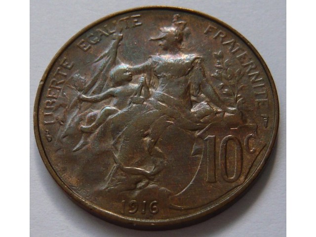 10 Centimes - 1916 - Francuska