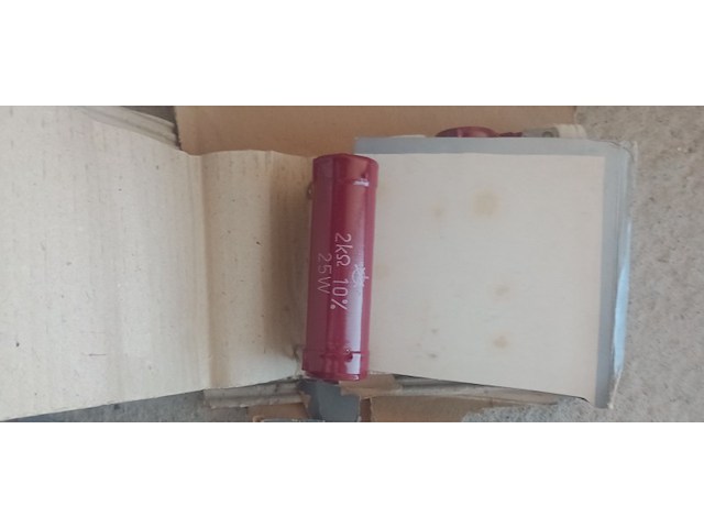 Otpornik 2K 25W 5 kom. U kutiji