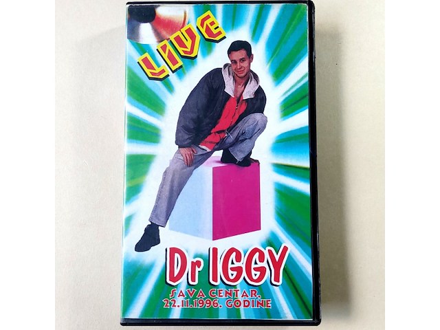 Dr Iggy - Live - Sava Centar 22.11.1996. Godine (VHS)