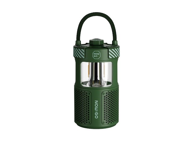 NOWGO F1 ZELENI Lampa ZVUČNIK POWERBANK