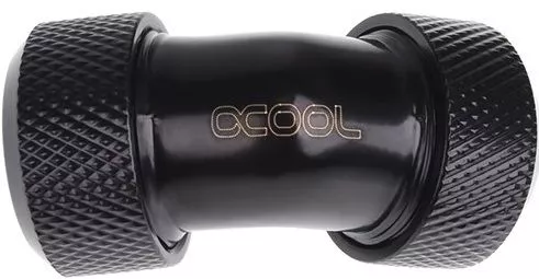 Alphacool Eiszapfen 13mm HardTube kompresioni fiting 45° L-konektor - tamno crni
