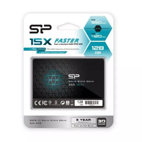 SILIKON POWER SSD HARD 128GB + GRATIS UPUSTVO ZA NOVI O.S WINDOWS 11 24H2 Garancija 2 godine