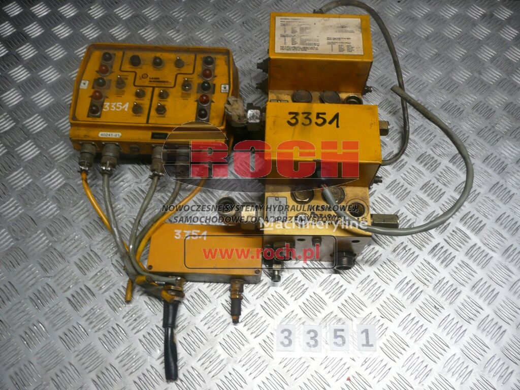 LASER ALIGNMENT 41085-02 + 3895-0171 40241-01 + STEROWNIK ELEKTR hidraulični razvodnik za bagera